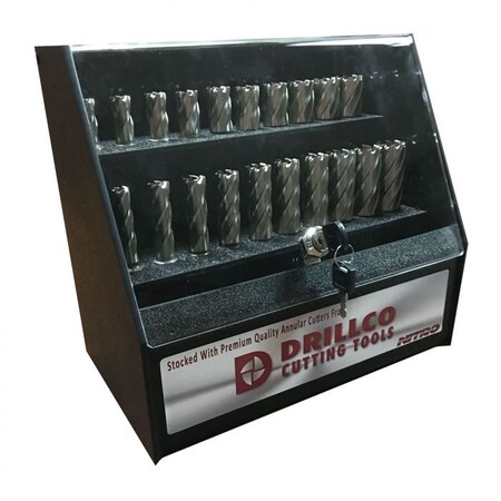 Drillco Annular Cutter Set, Imperial, 72 Pieces 912CT72D | Zoro